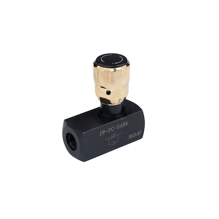 Dynamic Flow Control Valve, Carbon Steel, 5000 PSI, SAE 6 Port 450631 | Zoro